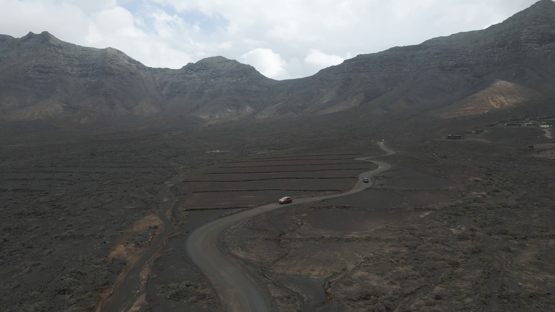 Aerial View Of Road Crossing Mountains In Stock Footage SBV-346889320 ...
