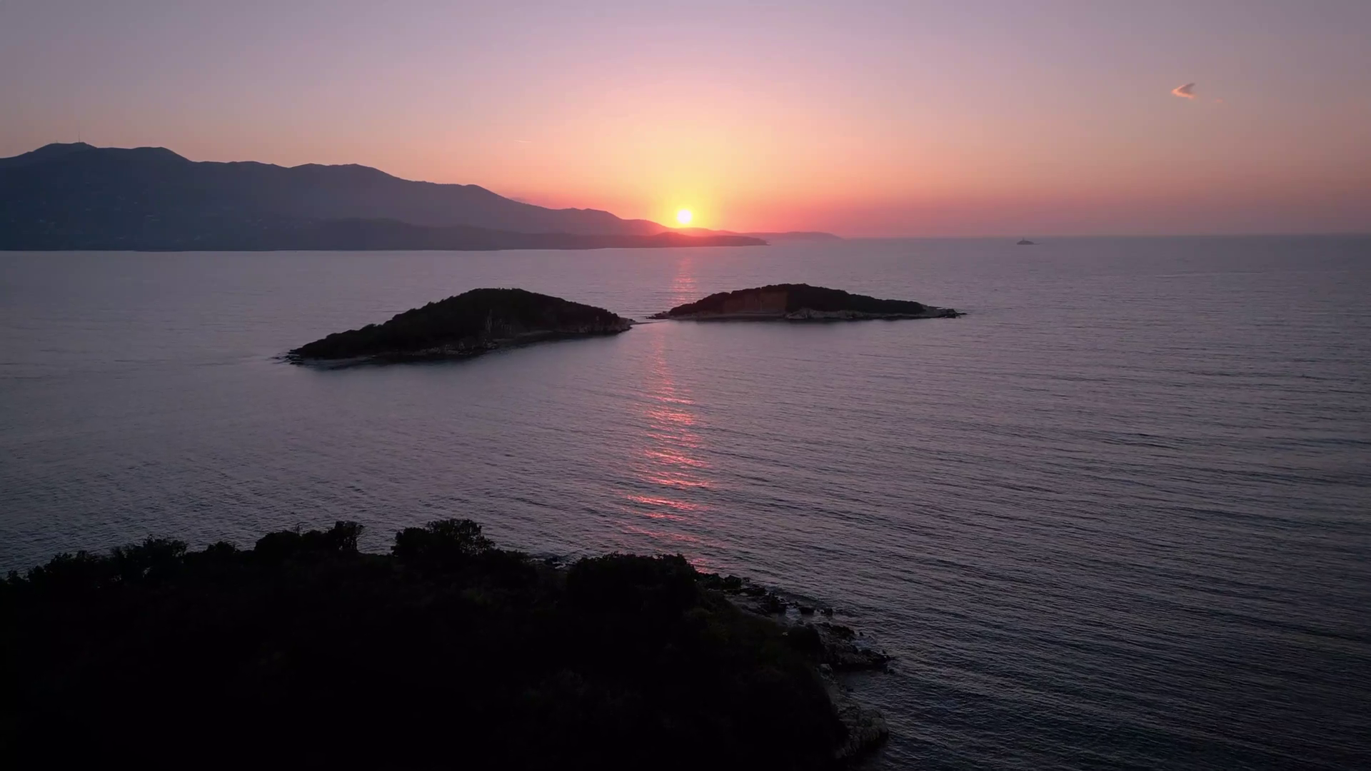 Aerial View Of Ksamil Islands Corfu In Stock Footage SBV-347784498 ...