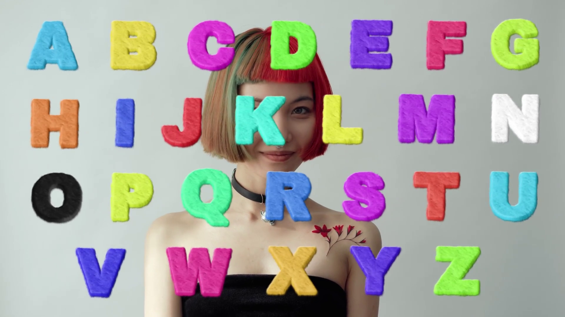 AE Template: Colorful Animated Letters \\ Effects SBV-351860667 ...