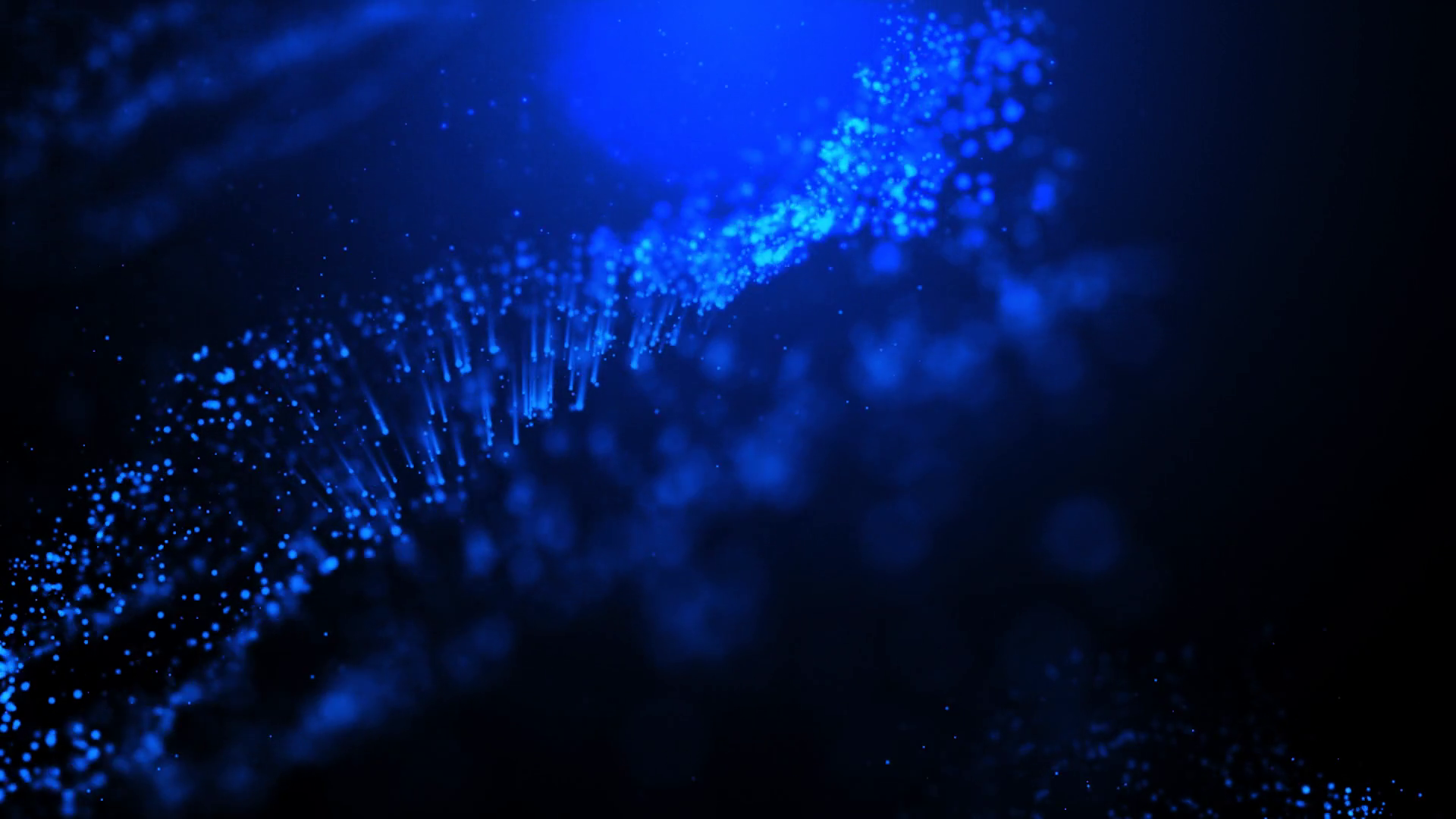 Abstract Blue Particle Waves Animation Light Stock Motion Graphics SBV-347541393 - Storyblocks