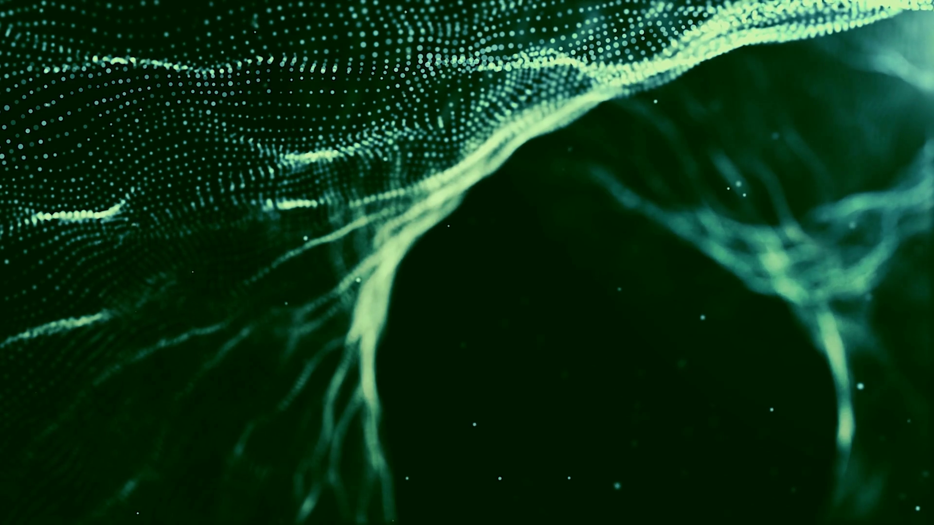Abstract Technology Waves Particle Flow Stock Motion Graphics SBV ...