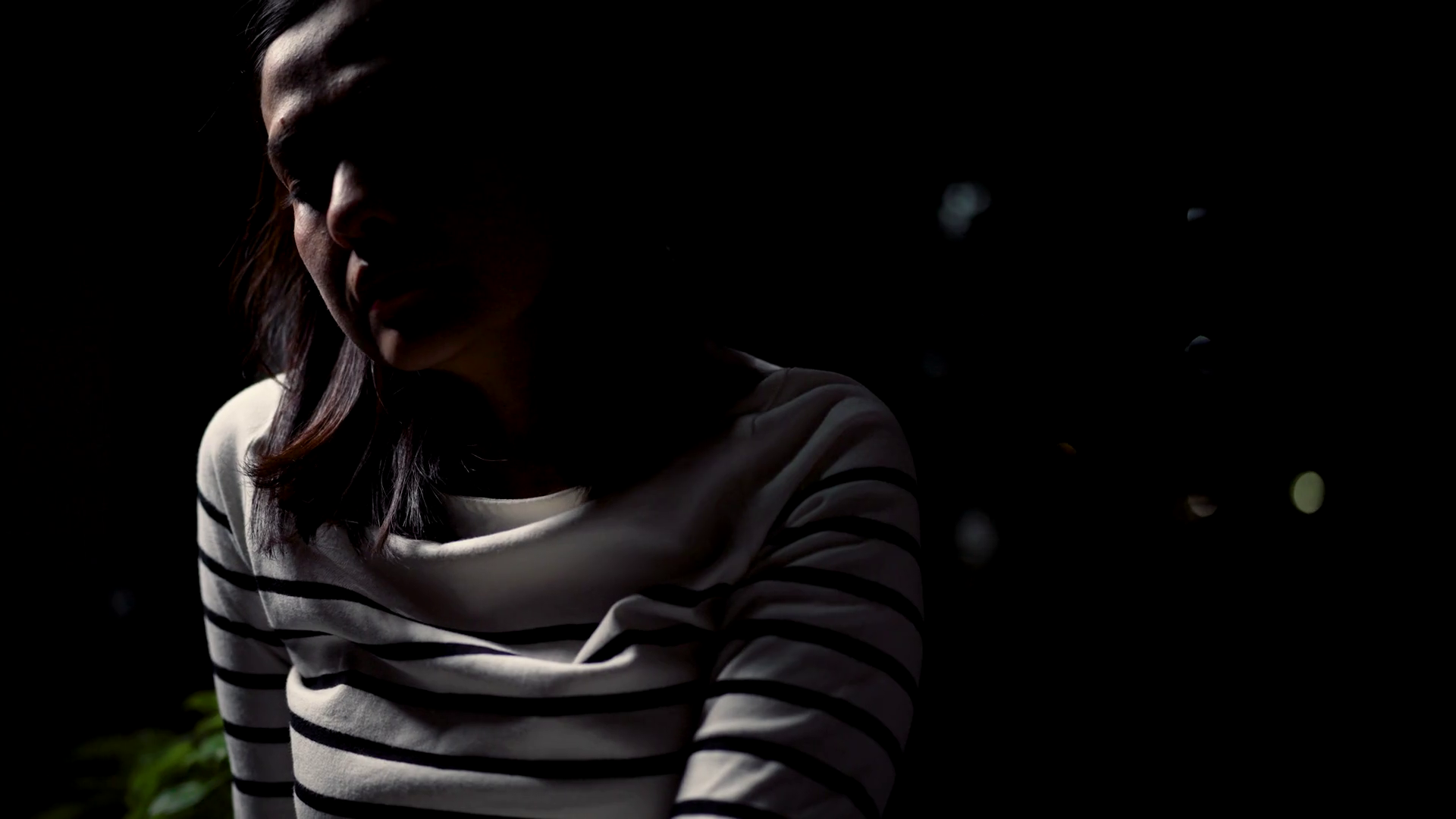 Portrait Of Depressed Asian Woman Sitting In Stock Footage SBV ...
