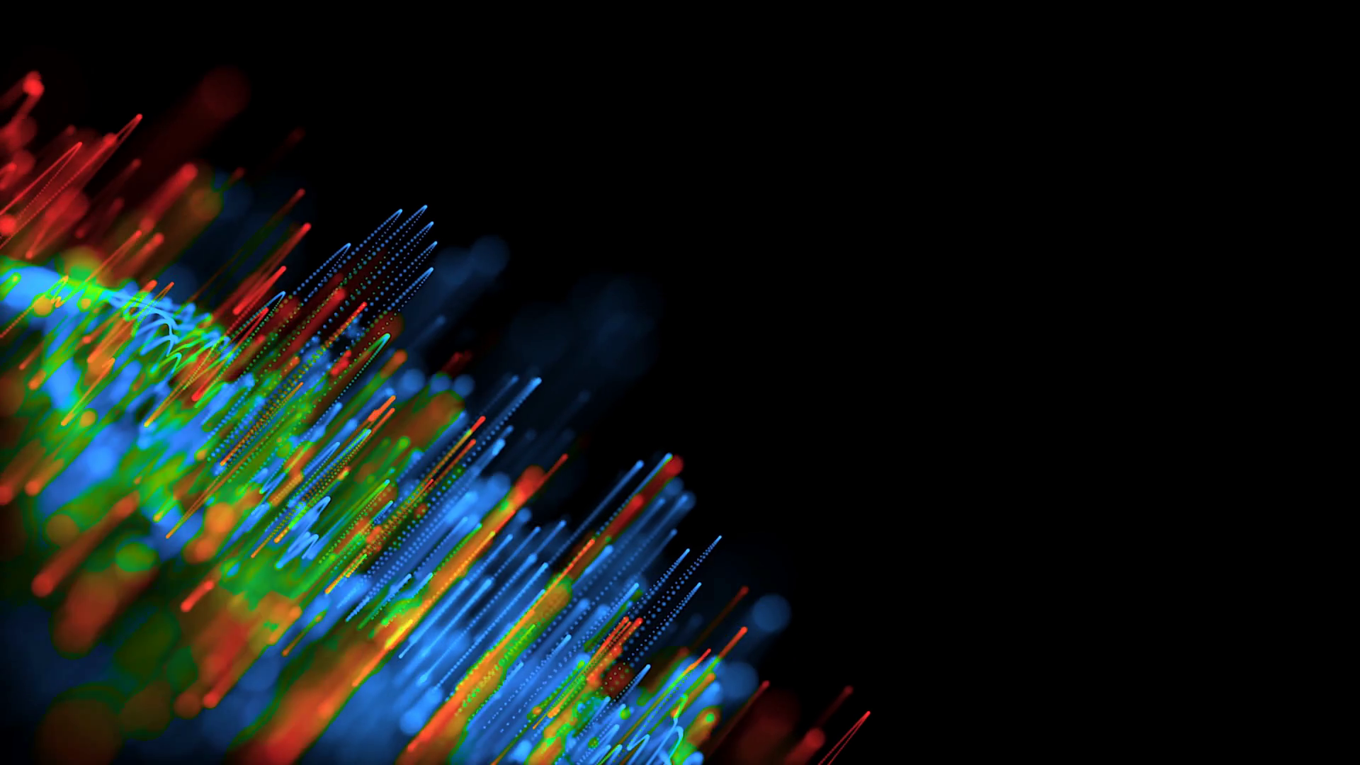 Abstract Blue Green Wave With Microscopic Stock Motion Graphics SBV ...