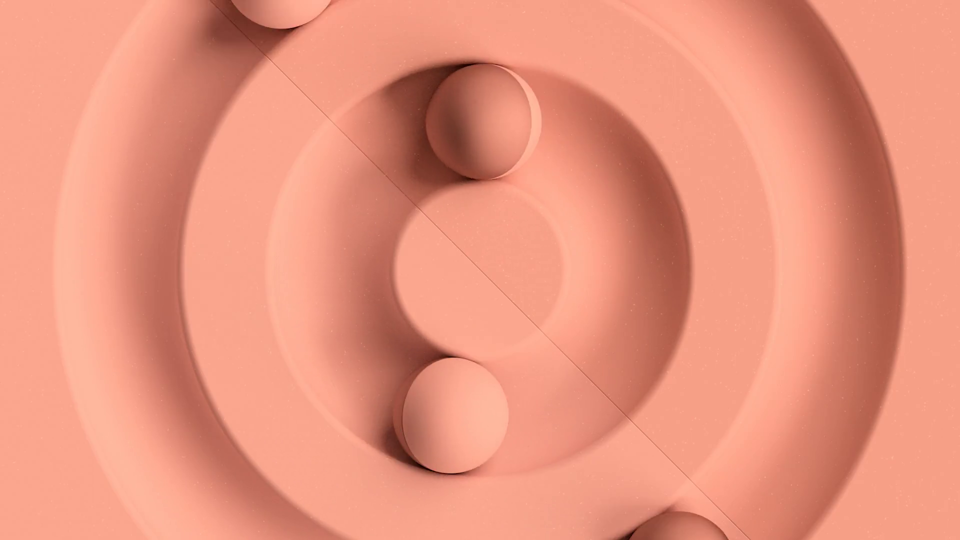 Three Pastel Pink Balls Rolled In Circle On Stock Motion Graphics SBV ...