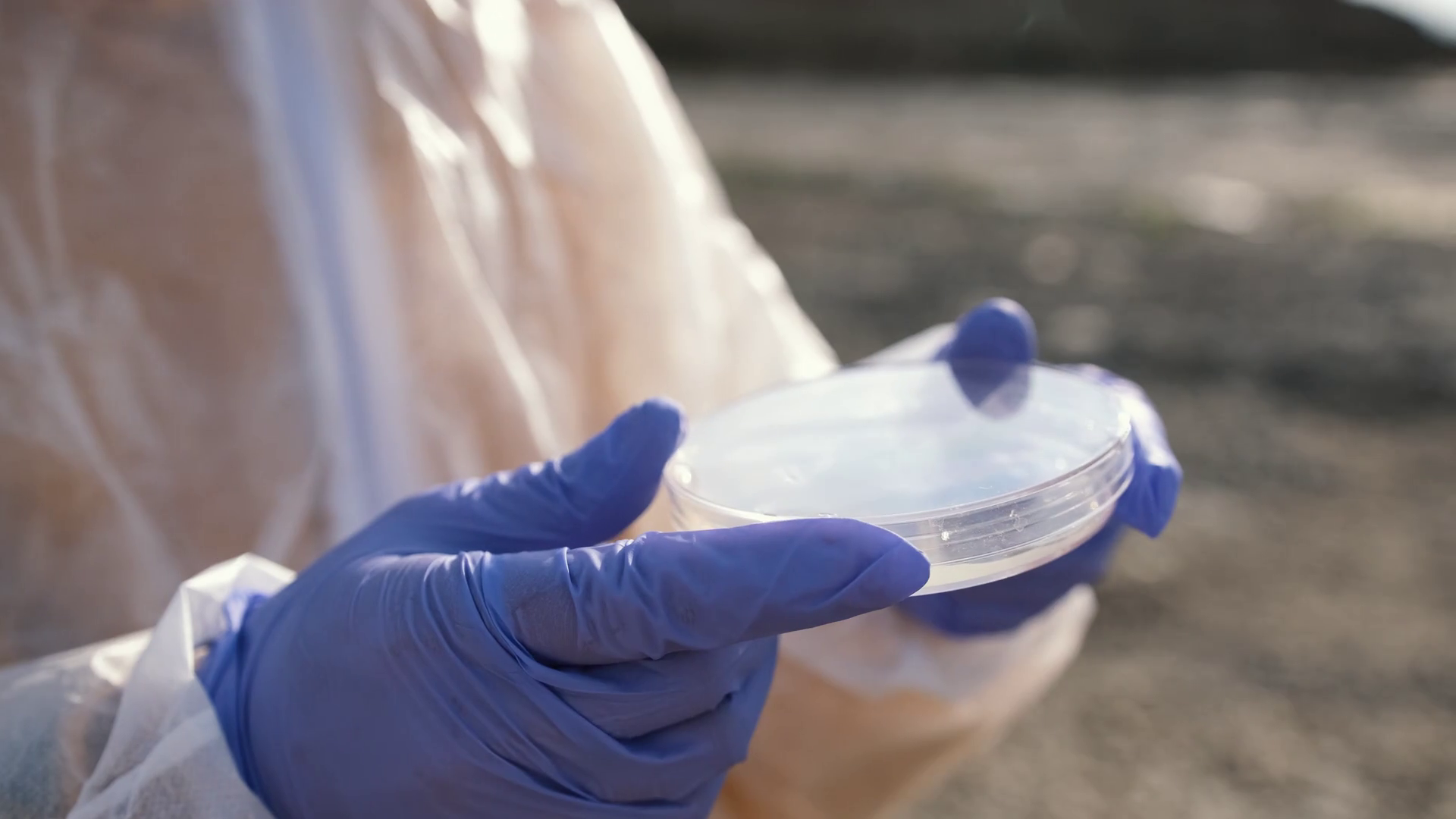 Scientist Use Water Samples From Reservoir Stock Footage SBV-346786048 ...