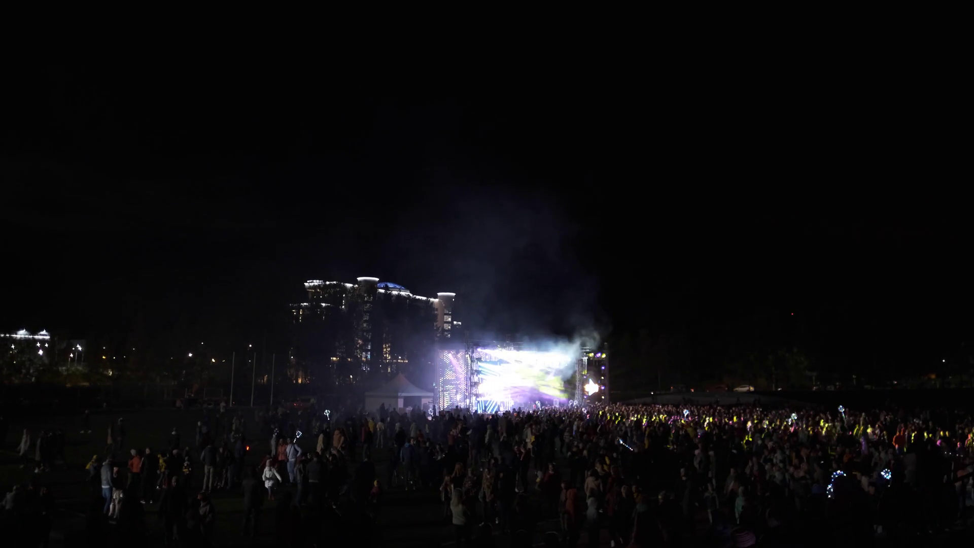 Celebration Concert On Big Stage Lot Of Stock Footage SBV-337891837 ...
