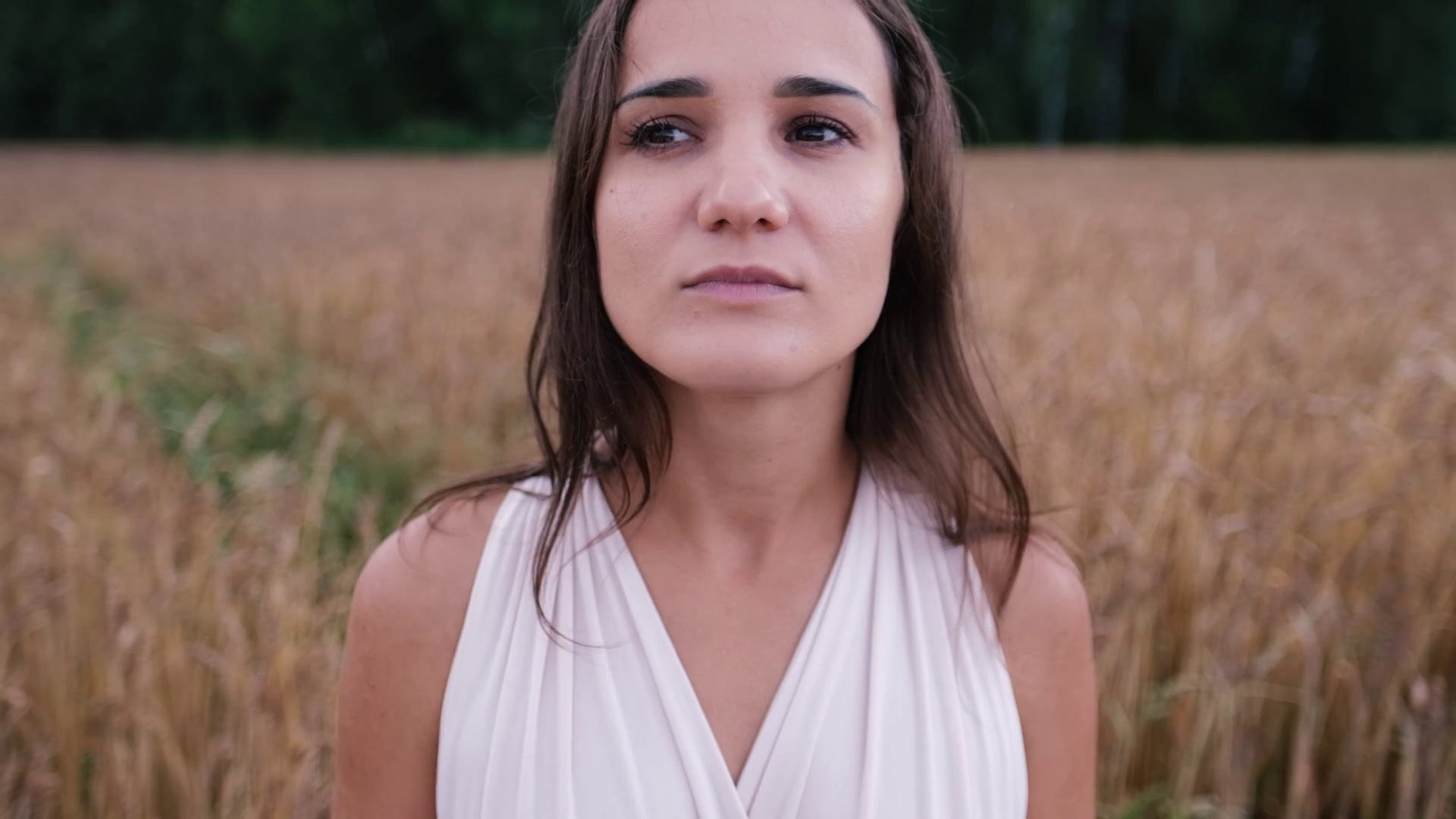 Smiling Young Woman With Beautiful Face Stock Footage SBV-338650812 ...