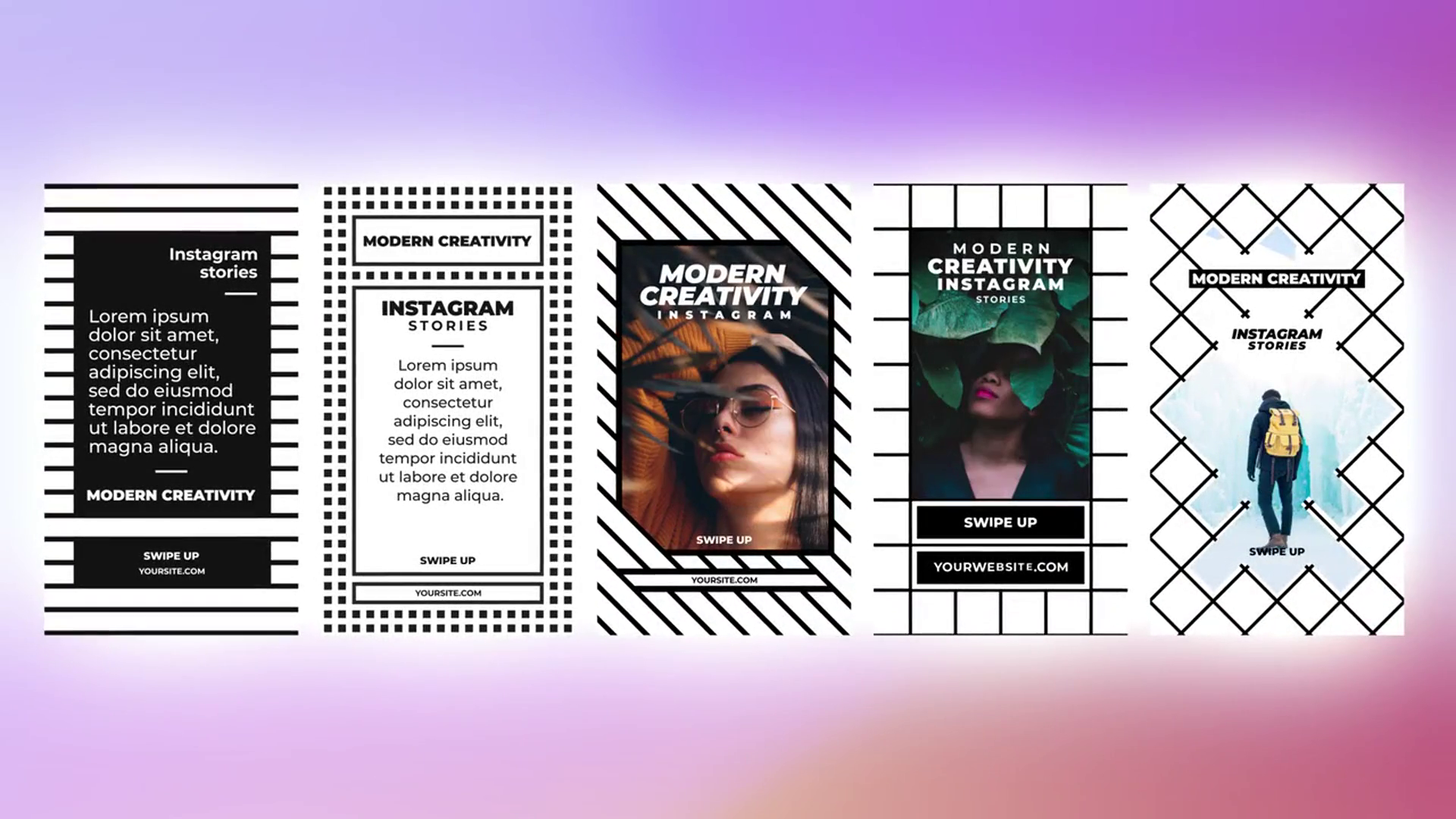 Premiere Pro Template: Instagram Vertical Stories Pack 35 SBV-347768480 ...