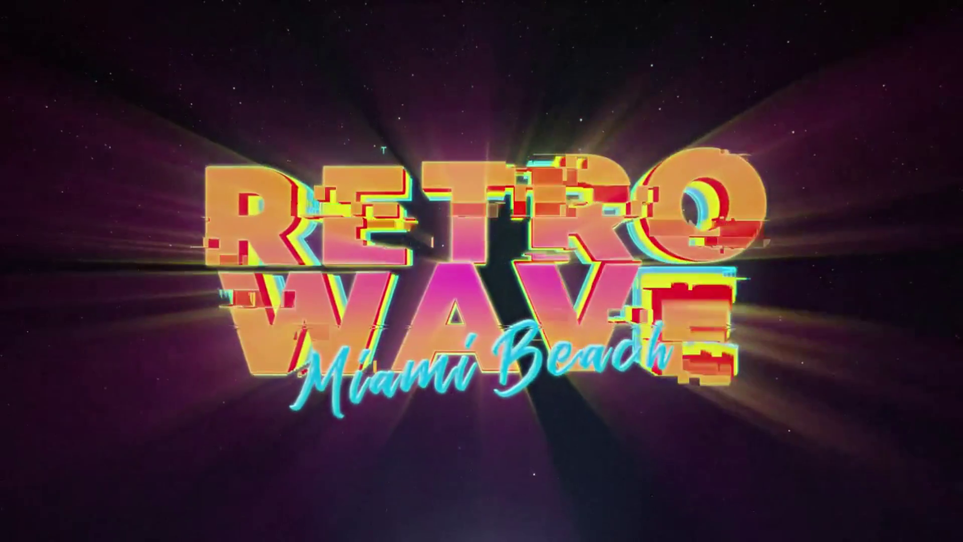 Retro Wave Intro 12 Template SBV-347249226 - Storyblocks