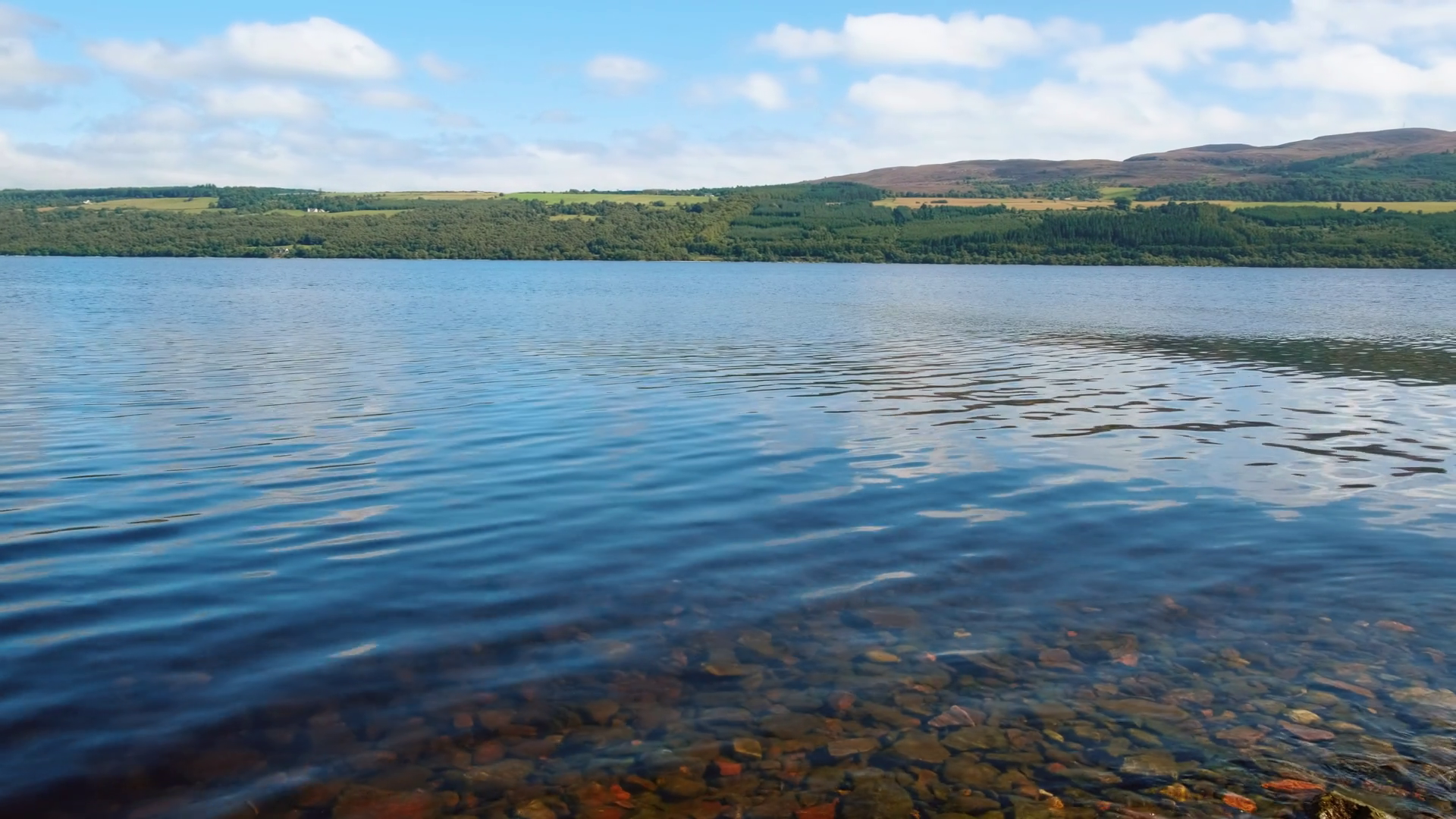 Low Angle Panning Shot Of Iconic Loch Ness Stock Footage SBV-352603129 ...