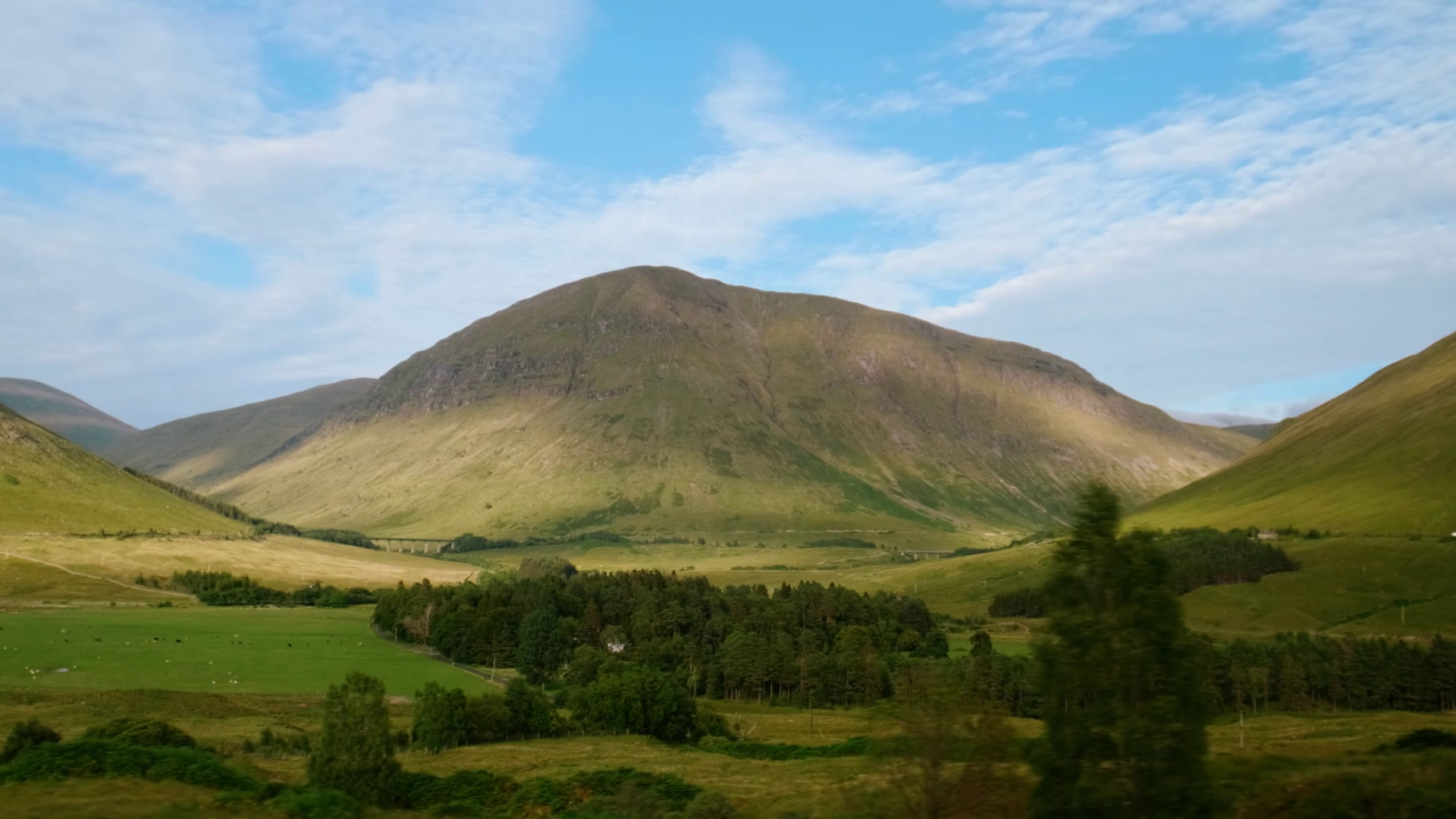 Amazing Tracking Shot In Highlands Of Stock Footage SBV-352604390 ...
