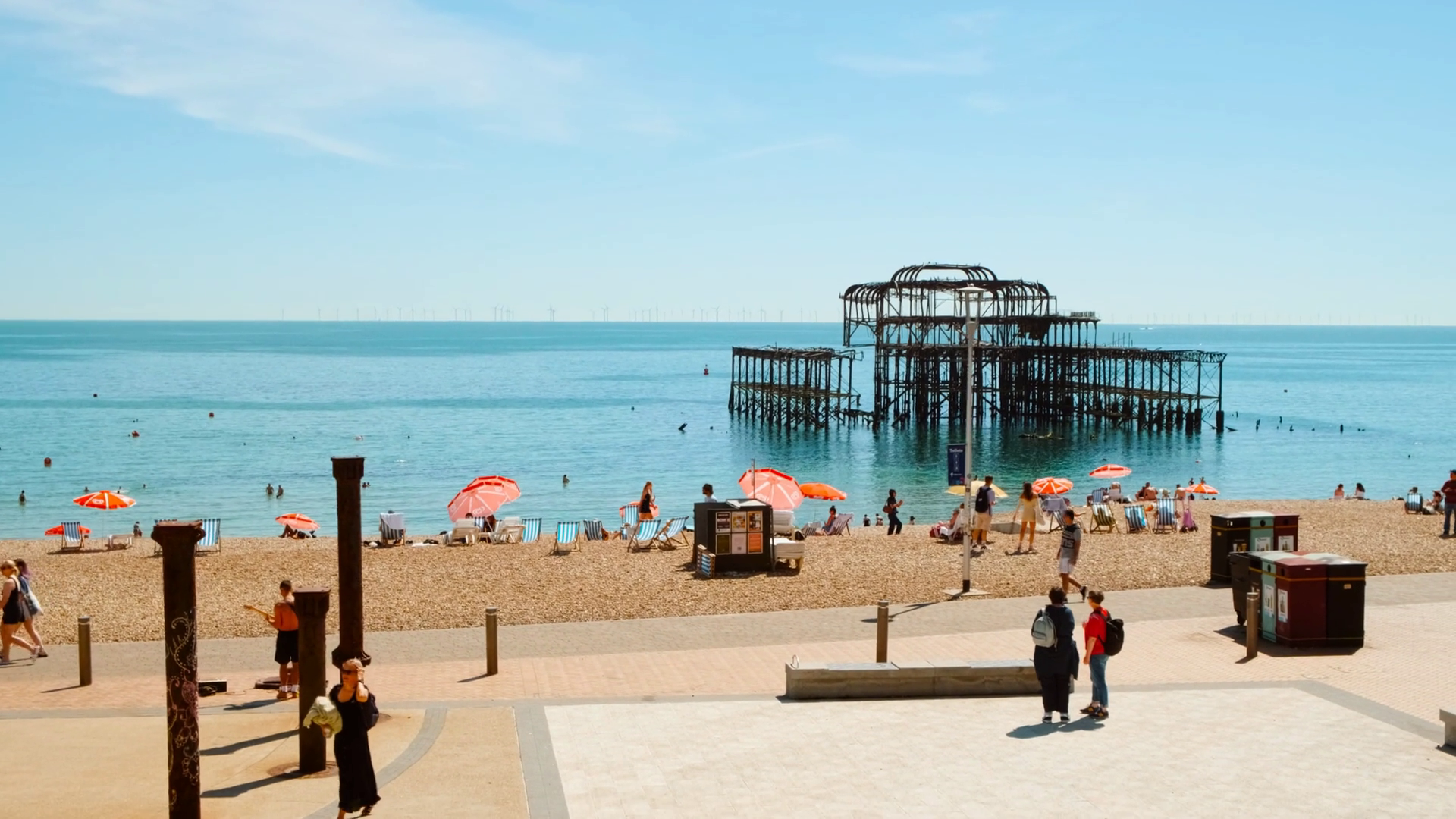 Brighton United Kingdom Circa 2022 - Stock Footage SBV-352629200 ...