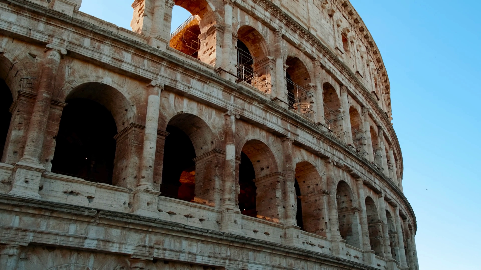 Breathtaking Scene Of Colosseum In Rome Stock Footage SBV-352635099 ...