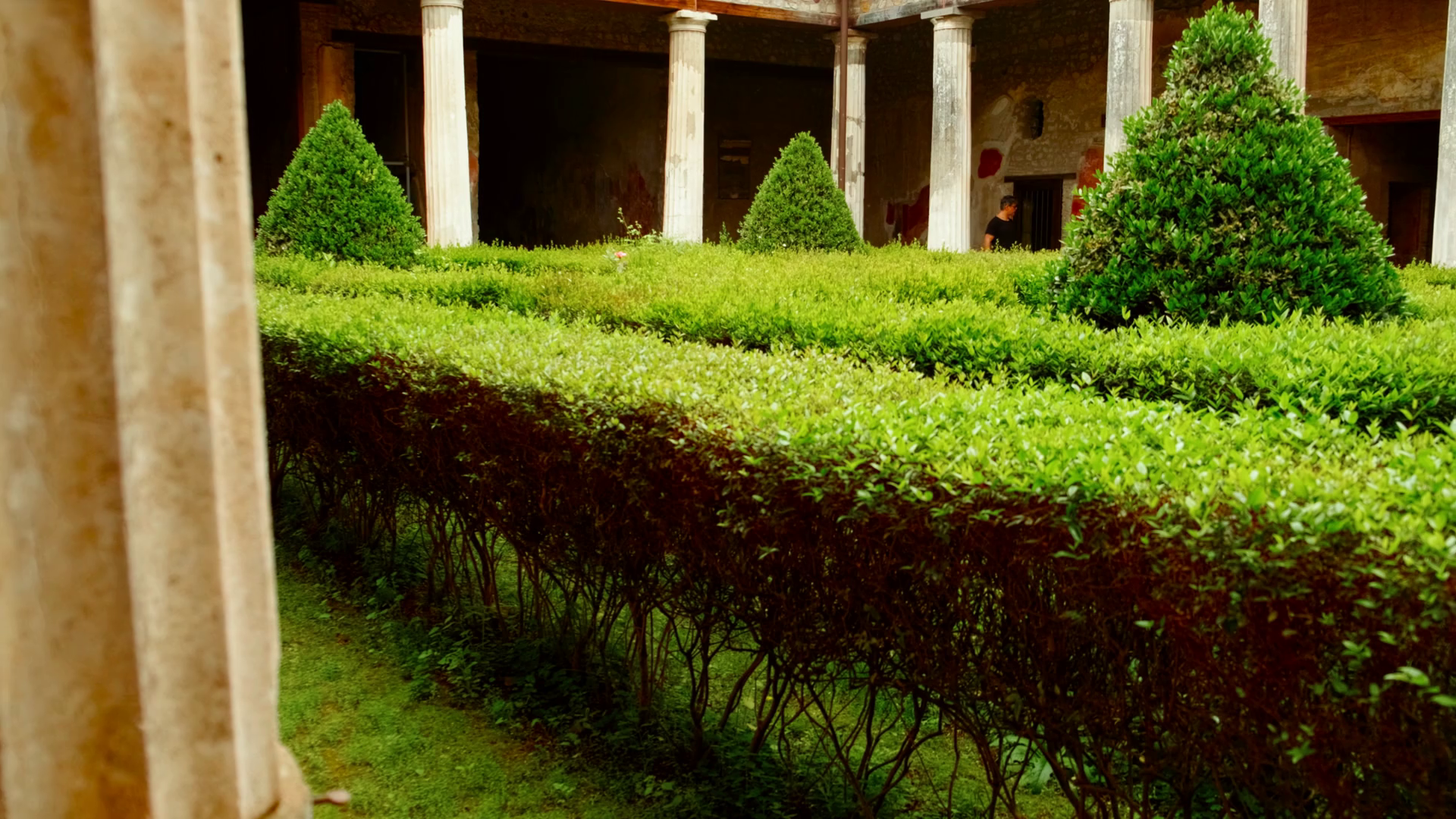 The Peristyle Of House Of Menander (casa Del Stock Footage SBV ...