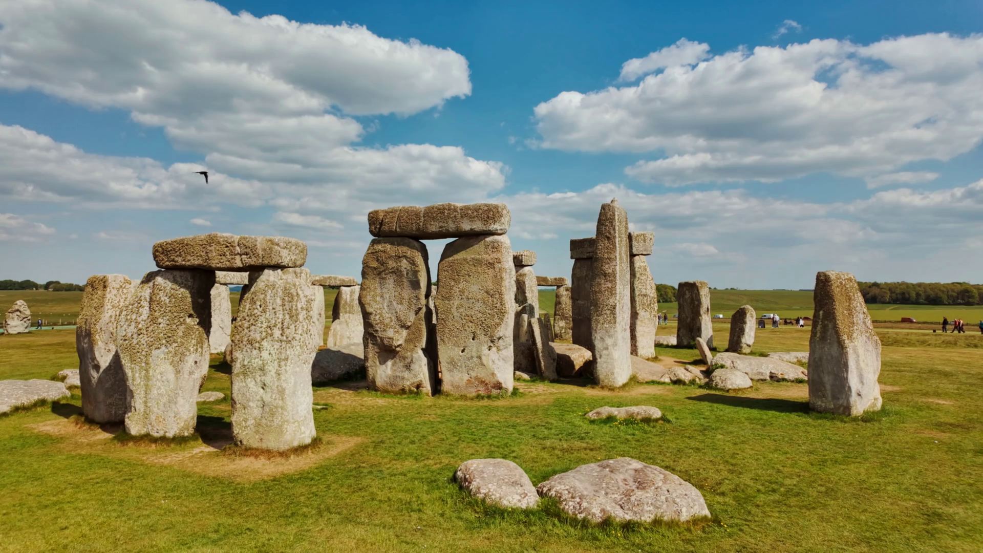 Prehistoric Stone Pillars Lintels Form Stock Footage SBV-352690567 ...