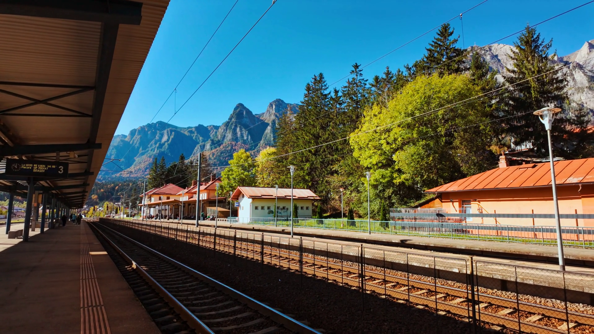 Busteni Train Station Busteni Transylvania Stock Footage SBV-352817283 ...