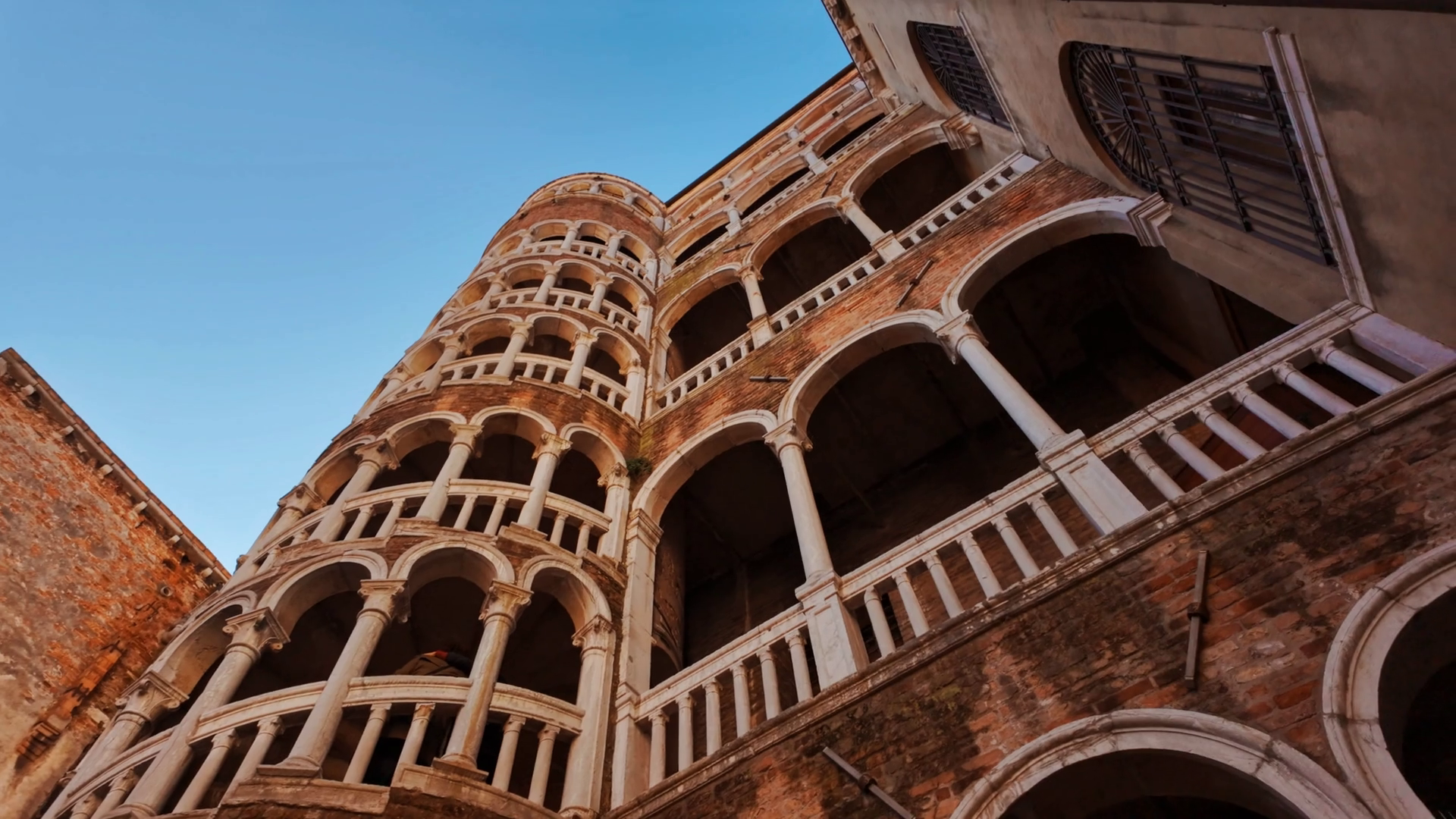 The Palazzo Contarini Del Bovolo Known Stock Footage SBV-352942570 ...