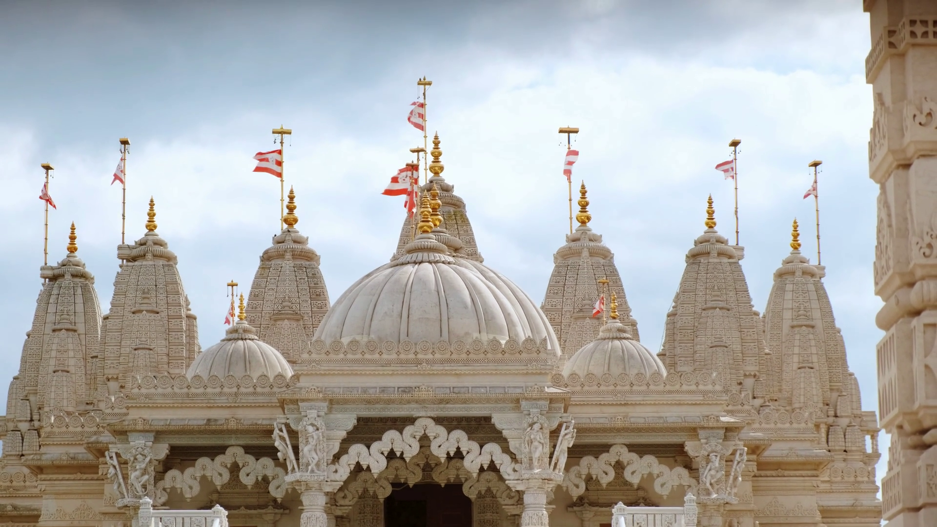 Hindu Temple London England Uk Stock Footage SBV-352542474 - Storyblocks