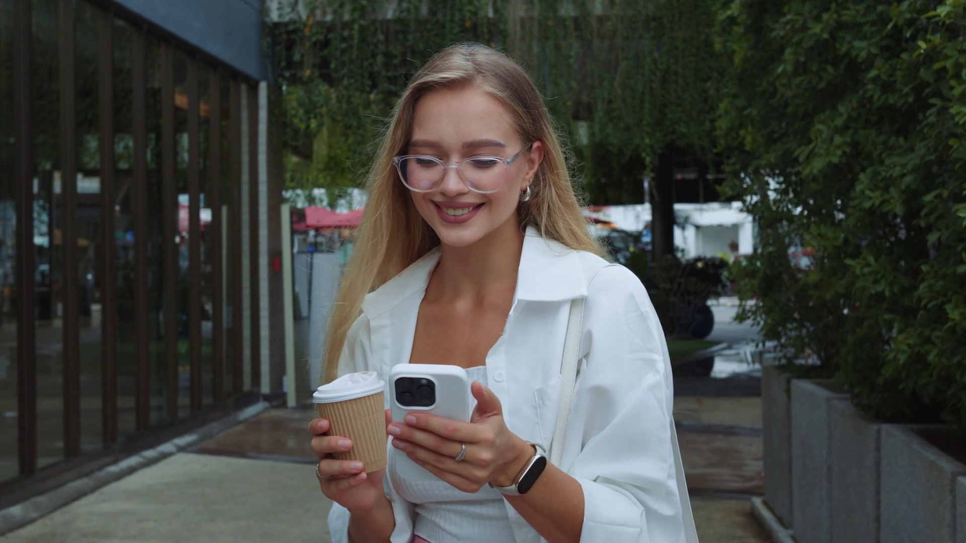 Happy Influencer Joyful From Online Stock Footage SBV-351916424 ...