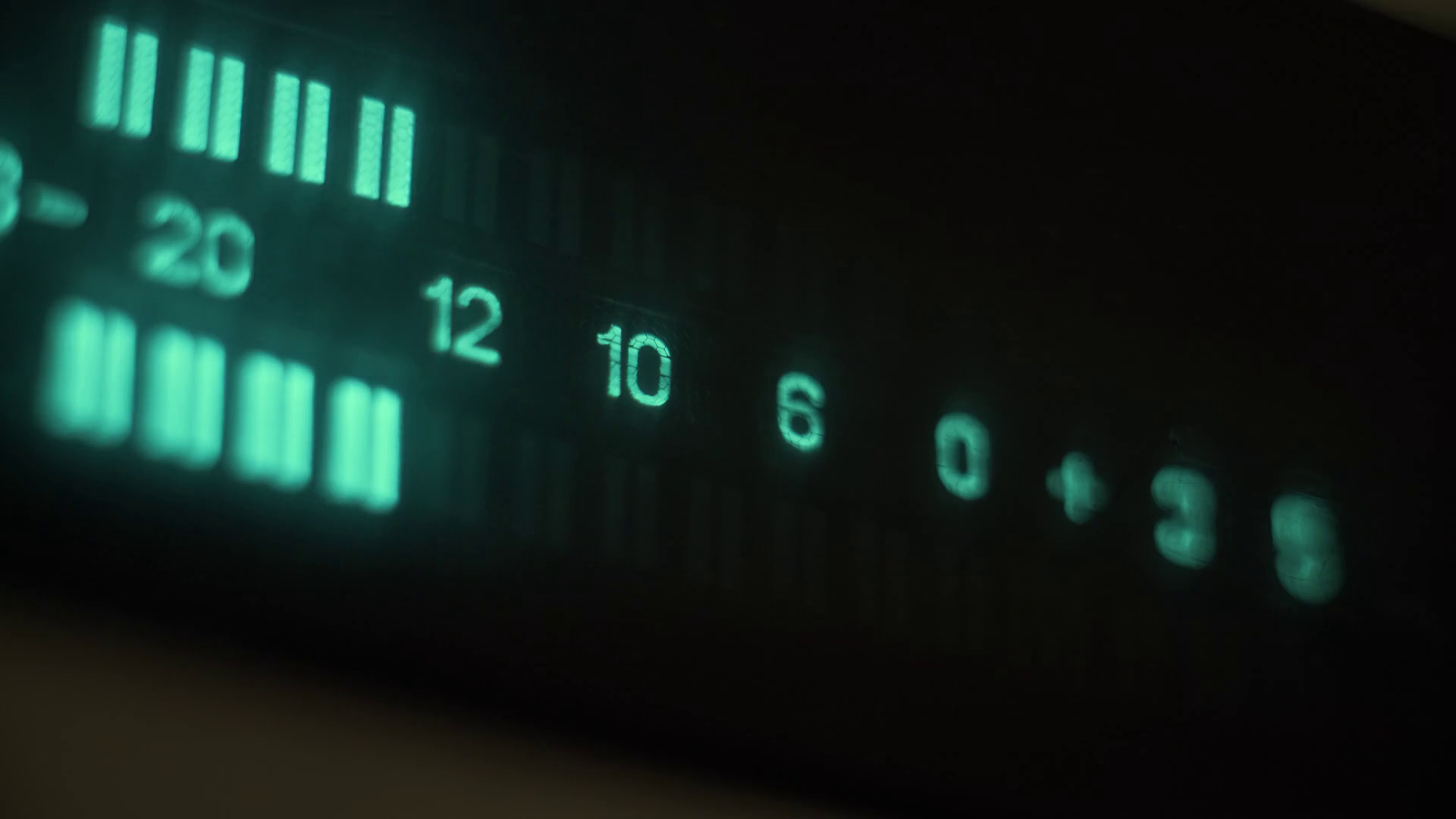 Audio Signal Levels Monitoring Audio Console Stock Footage SBV ...