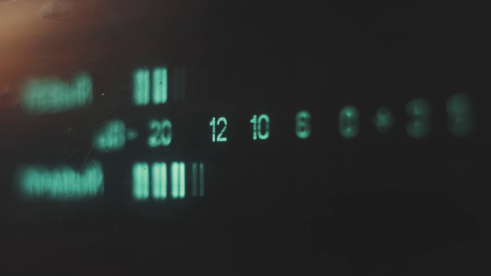 Audio Signal Levels Monitoring Audio Console Stock Footage SBV ...