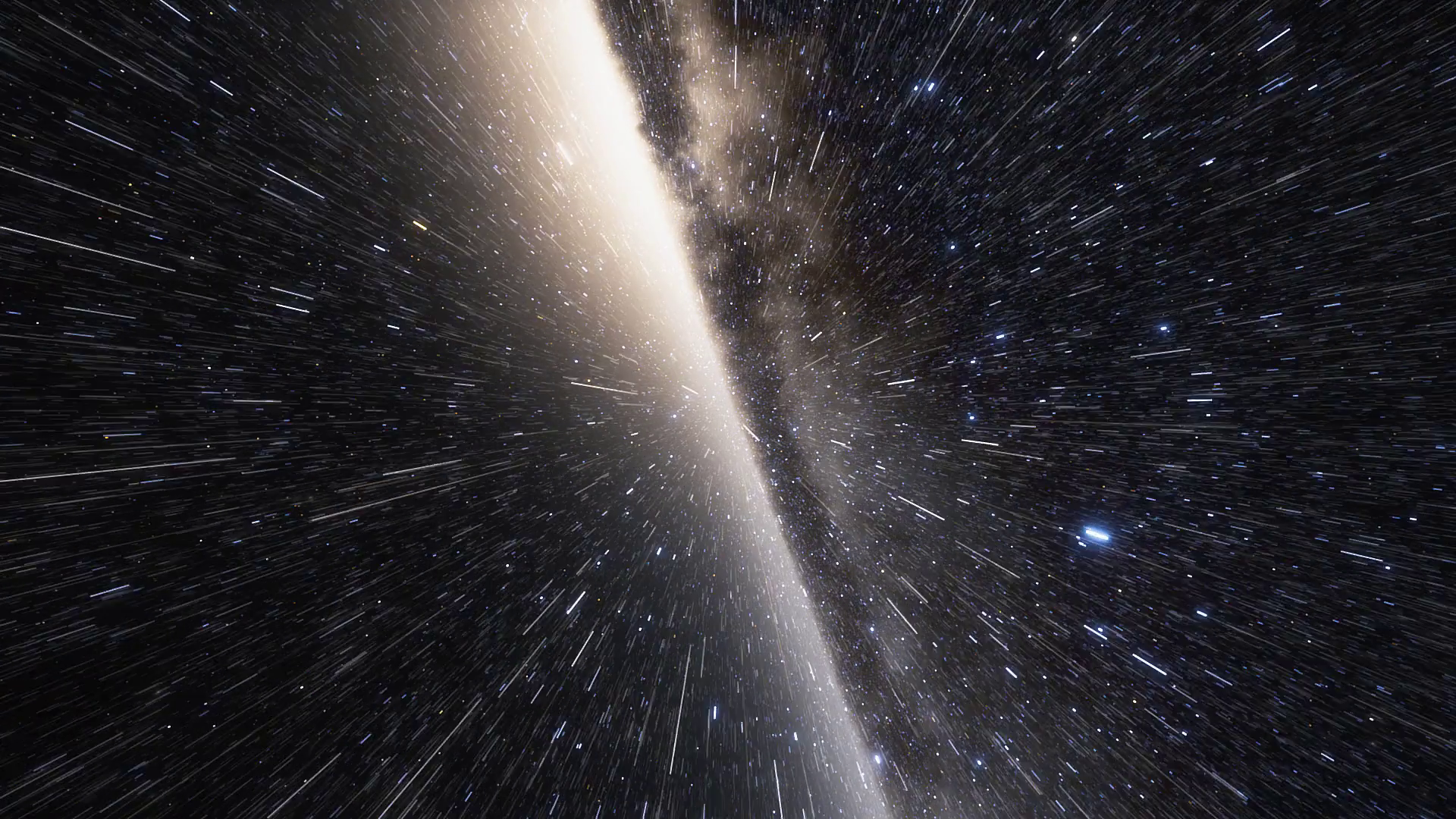 Camera On Spaceship Flies At Speed Of Light Stock Footage SBV-337867517 ...