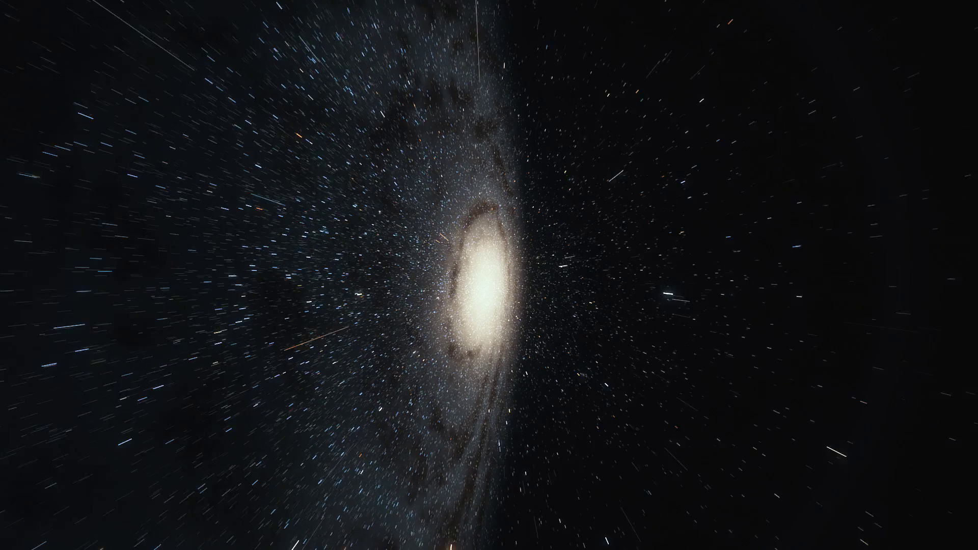 Camera On Spaceship Flies At Speed Of Light Stock Footage SBV-337867529 ...