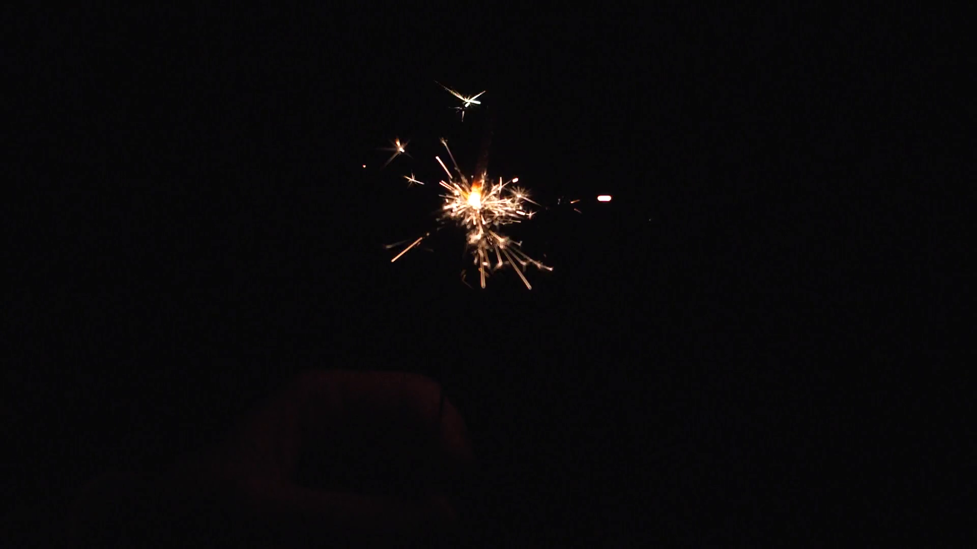 Close-up Of Firework Sparkler Burning Stock Footage SBV-337954348 ...