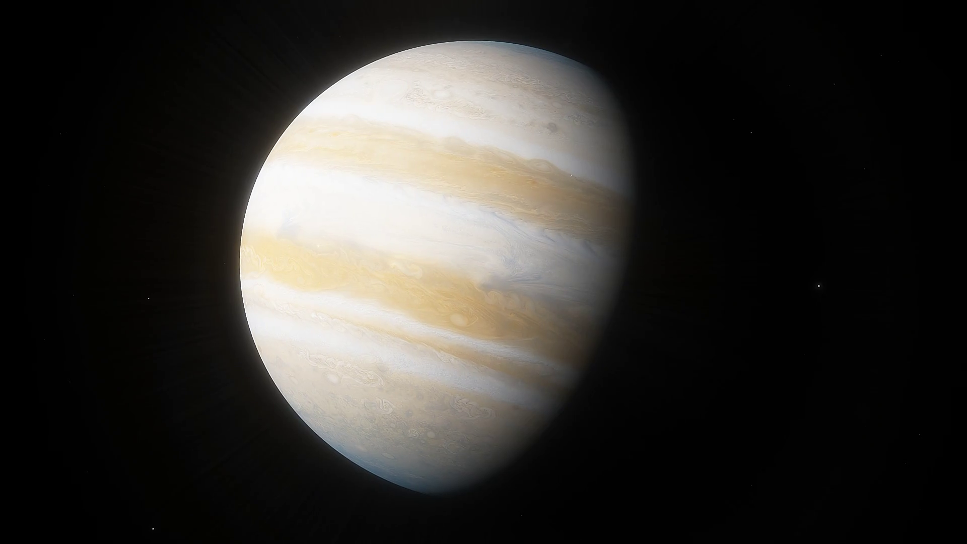 Large Gas Planet Jupiter Great Red Spot On Stock Motion Graphics SBV ...