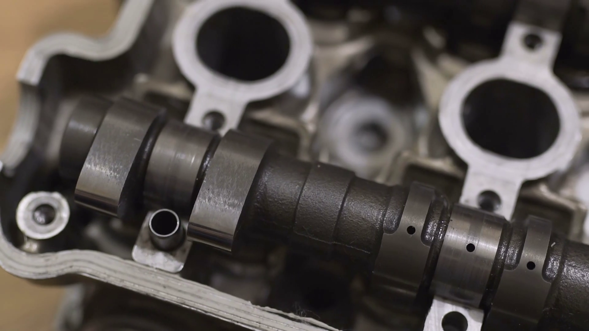 Motor Head Valve Cam-shaft From Motorcycle Stock Footage SBV-321933821 ...