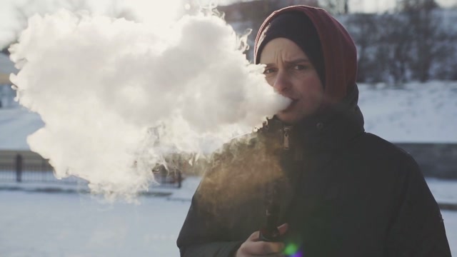 Young Girl Smoking Snap Inhale Stock Footage: Royalty-Free Video Clips ...