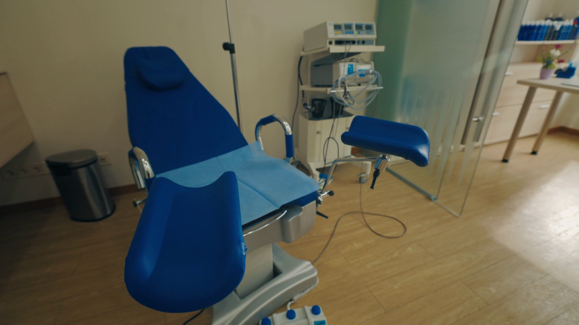 Gynecological Chair In Modern Medical Office Stock Footage SBV ...