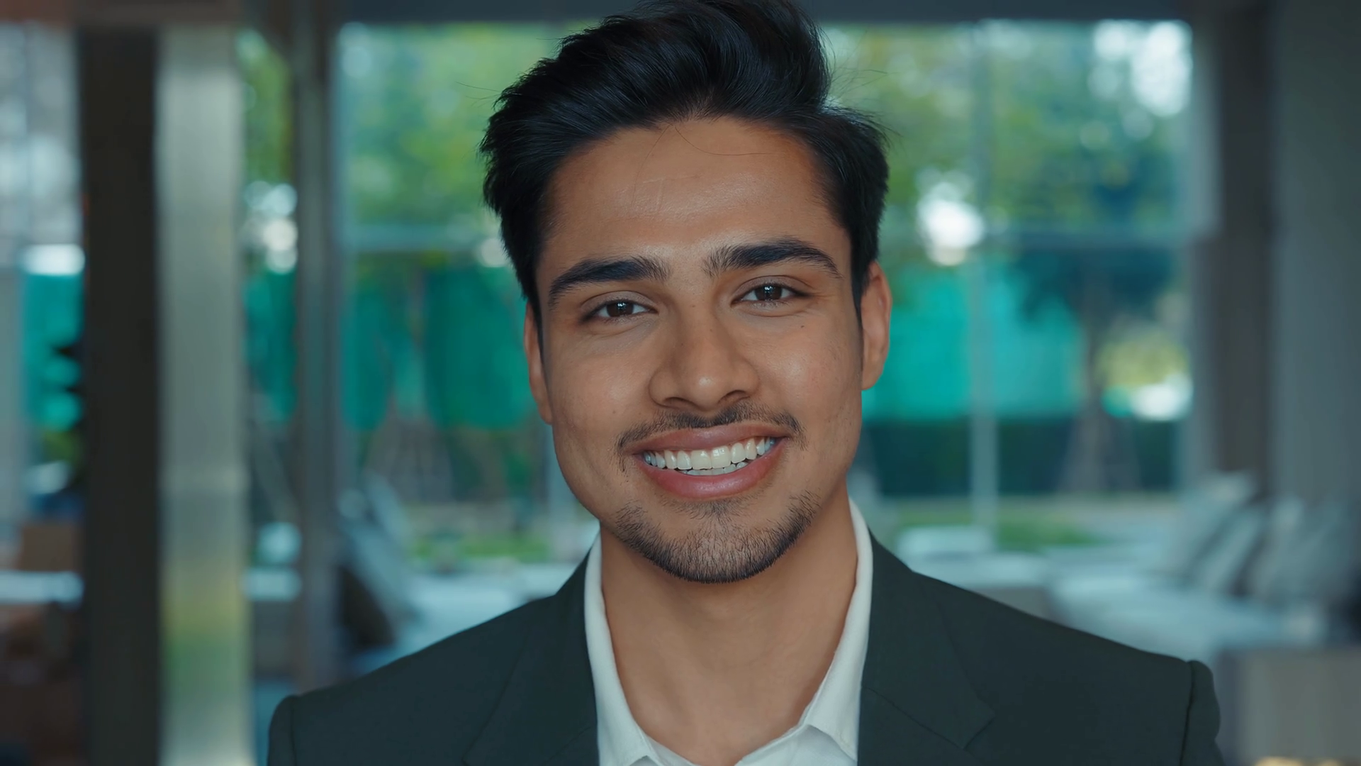 Portrait Of Handsome Indian Businessman Stock Footage SBV-351960003 ...