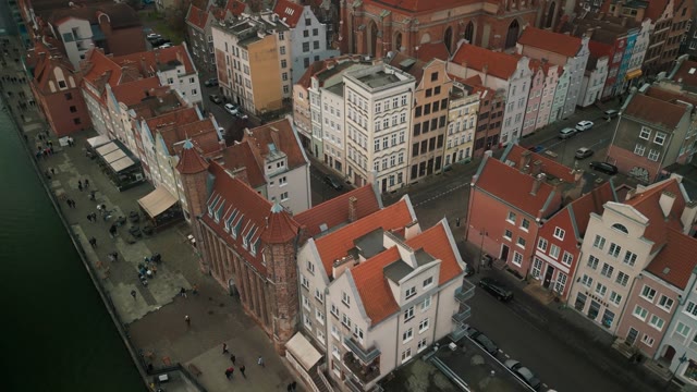 Flying Between Buildings Stock Footage: Royalty-Free Video Clips ...