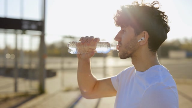 People Drinking Water Stock Footage: Royalty-Free Video Clips - Storyblocks
