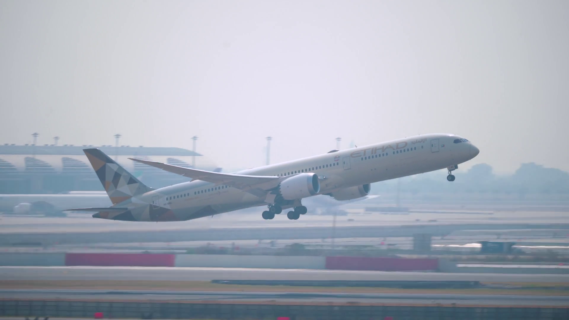 Busy Airport Runway With Multiple Aircraft Stock Footage SBV-351911587 ...