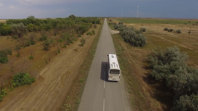 Drone Bus Stock Footage: Royalty-Free Video Clips - Storyblocks