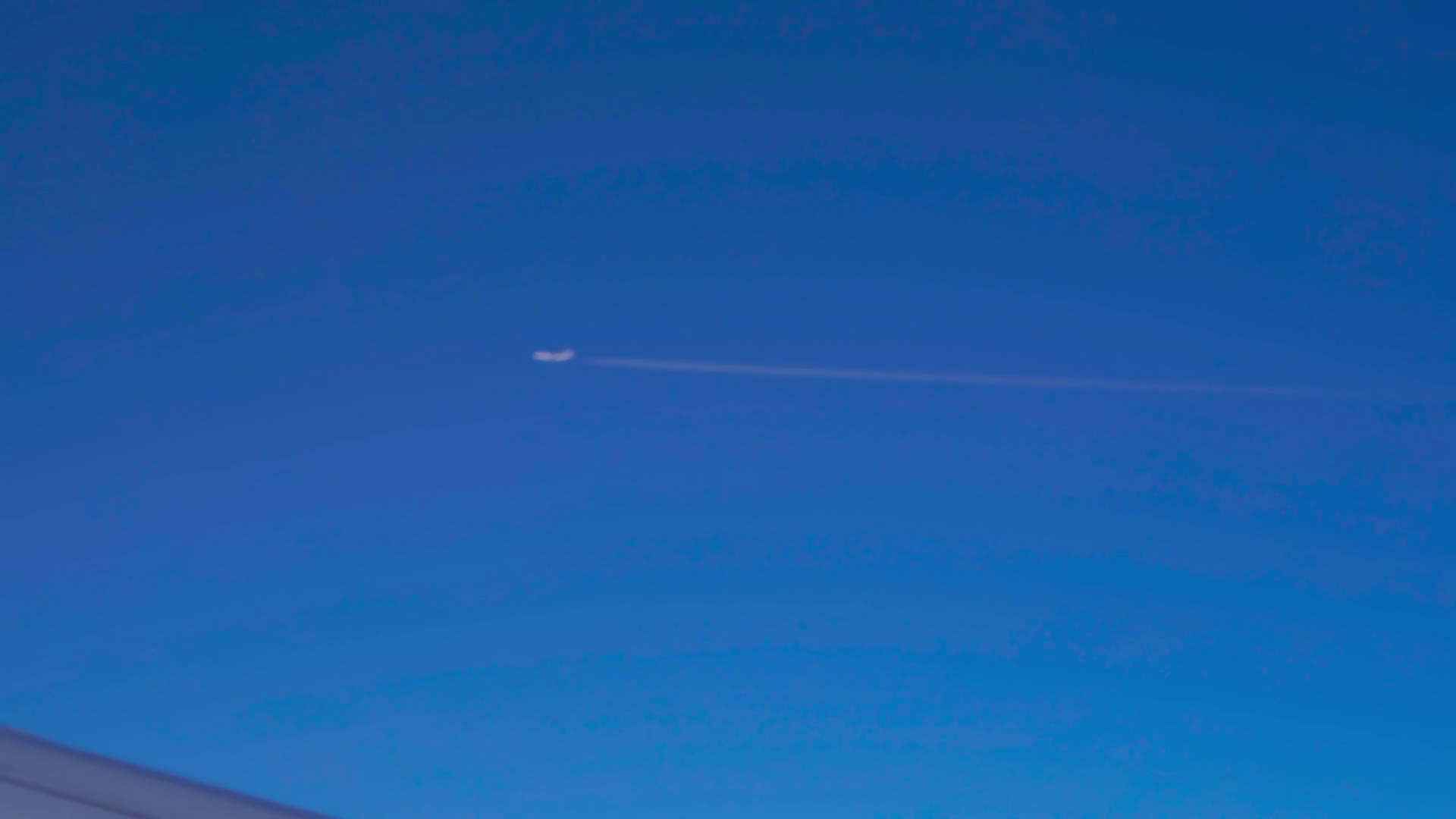 High-altitude Airplane Flying Across Clear Stock Footage SBV-352040398 ...
