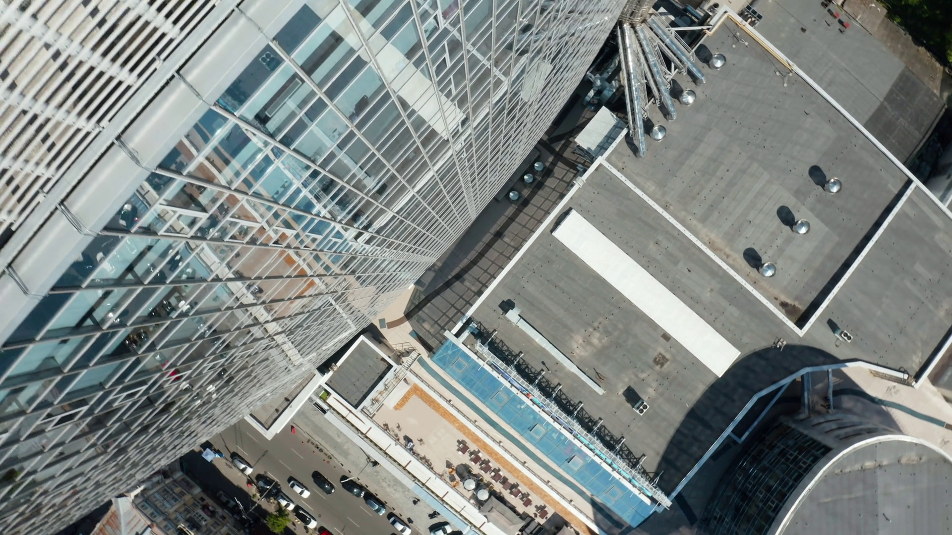 Aerial View Of Bustling City Building Stock Footage SBV-351680395 ...