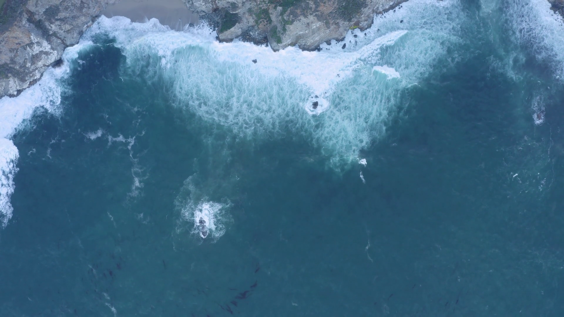 Bixby Bridge Ocean Waves In Big Sur Showcase Stock Footage SBV ...