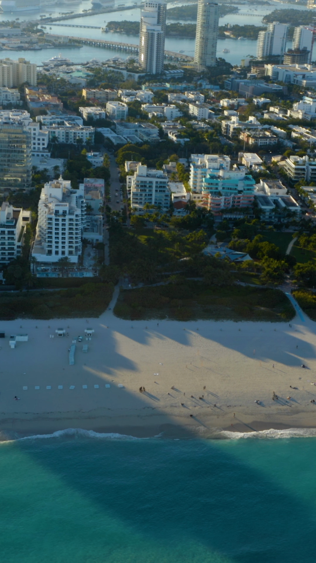 Explore Stunning Miamis Vibrant Beach Scene Stock Footage SBV-353101029 ...