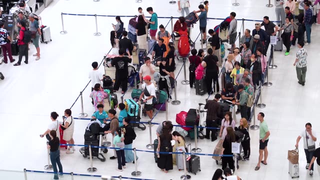 People Waiting In Line Stock Footage: Royalty-Free Video Clips ...