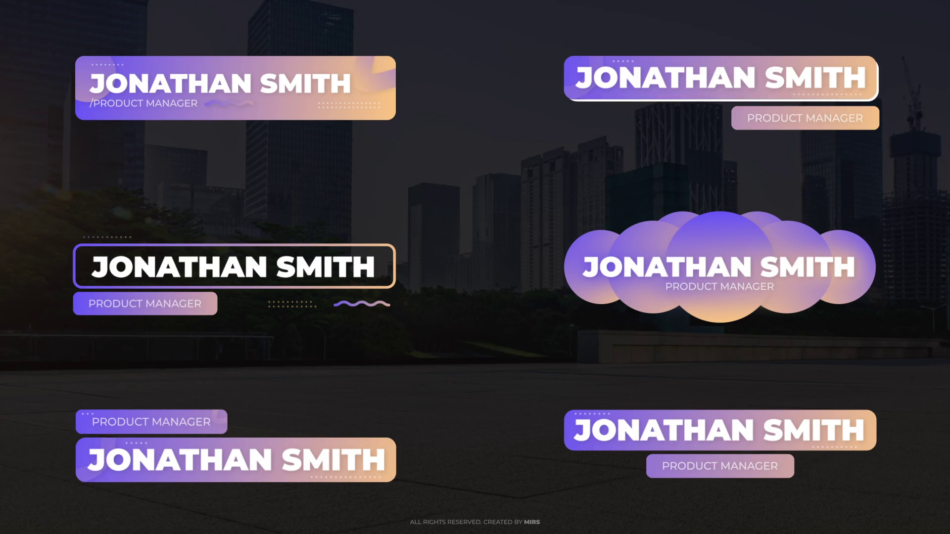 Apple Motion Template: Lower Thirds: Soft Gradient (fcpx) SBV-347560839 - Storyblocks