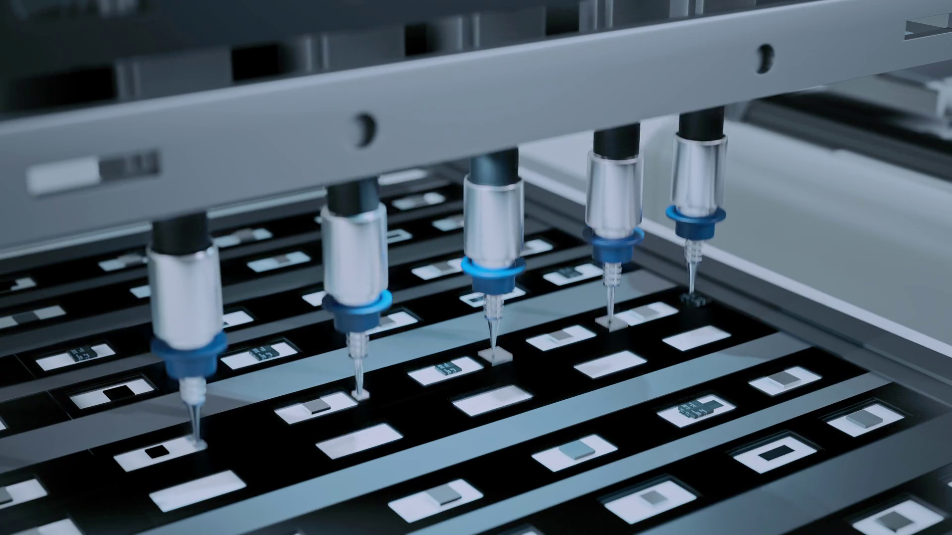 Automated Circuit Board Machine Produces Stock Footage SBV-347810349 ...