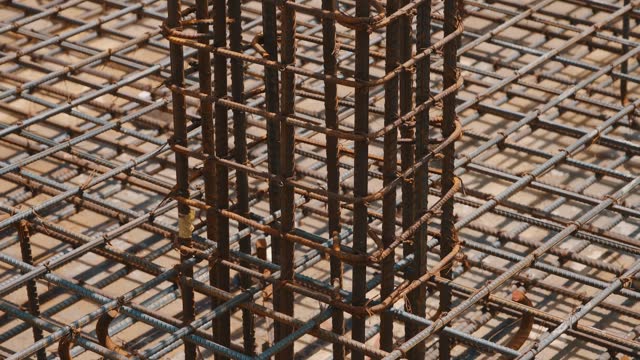 Rebar Cage Stock Footage: Royalty-Free Video Clips - Storyblocks