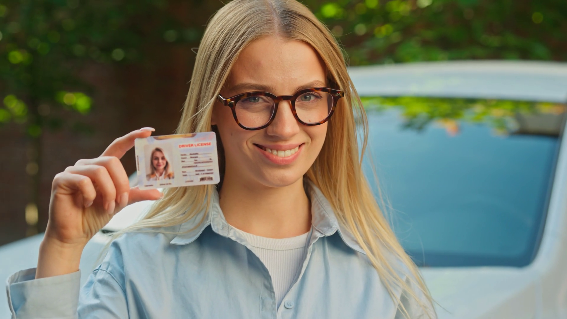 Caucasian Confident Woman Wink Smile Stock Footage SBV-353465384 ...