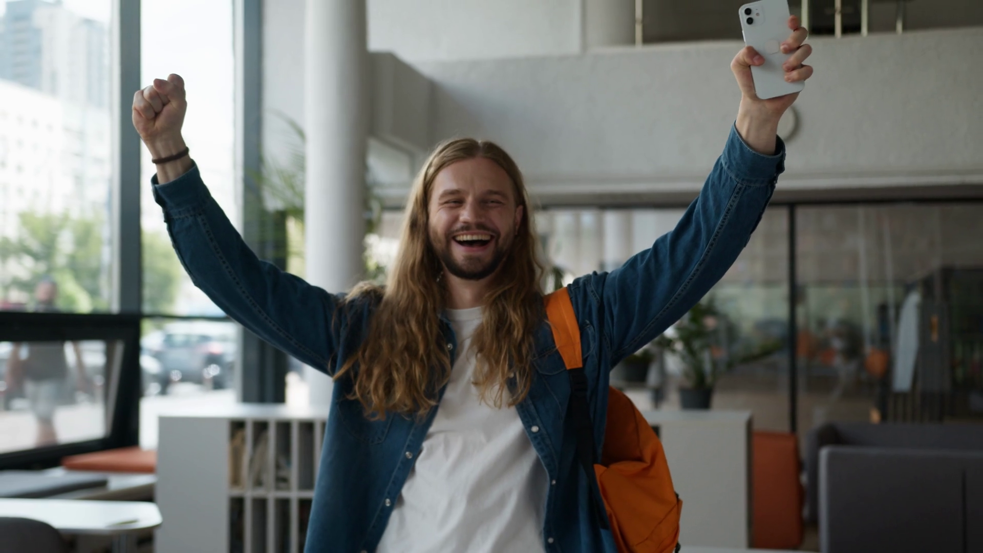 Caucasian Student Guy Man Male Yelling Stock Footage SBV-352785180 ...