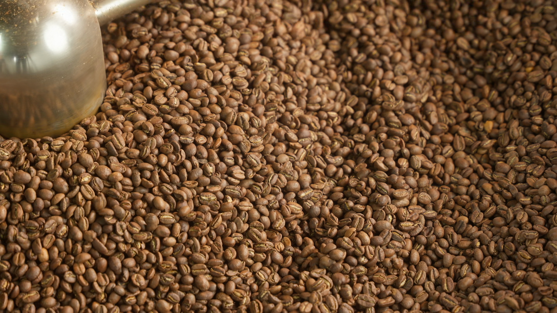 Roasted Coffee Beans Mixing In Industrial Stock Footage SBV-353785029 ...