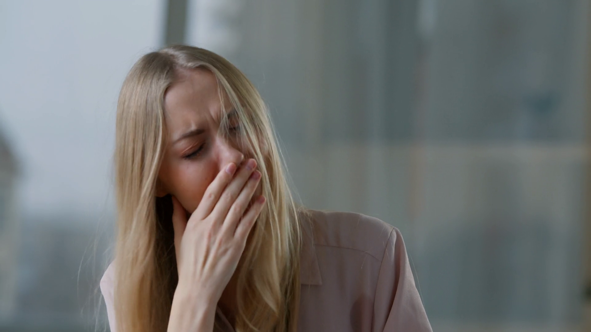 Portrait Frustrated Stressed Crying Stock Footage SBV-353316728 ...