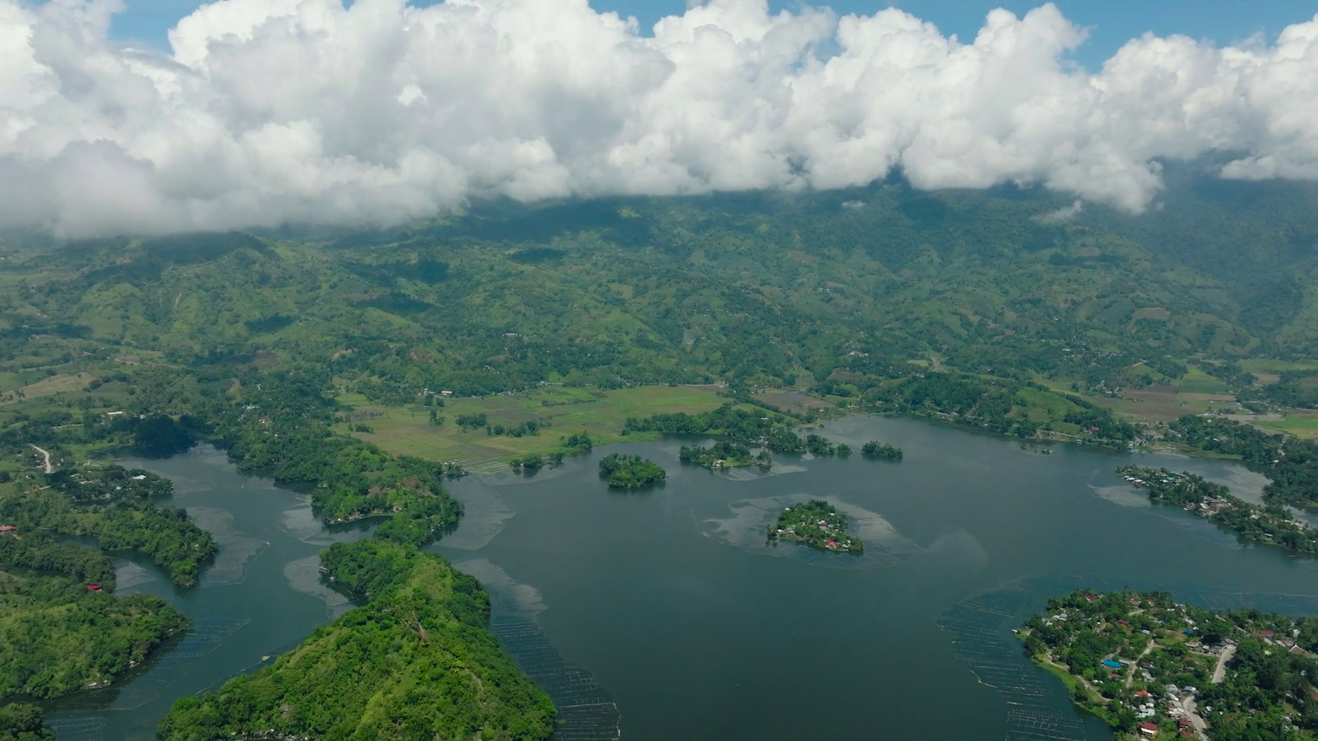 Beautiful View Of Lake Sebu Surrounded Stock Footage SBV-352270320 ...